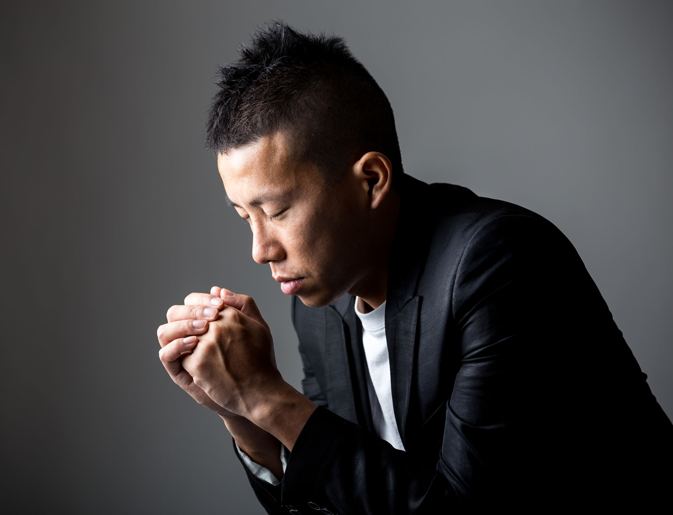 Young man praying to god | Lisle Bible Church